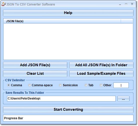 Download JSON To CSV Converter Software V7 0 AfterDawn Software