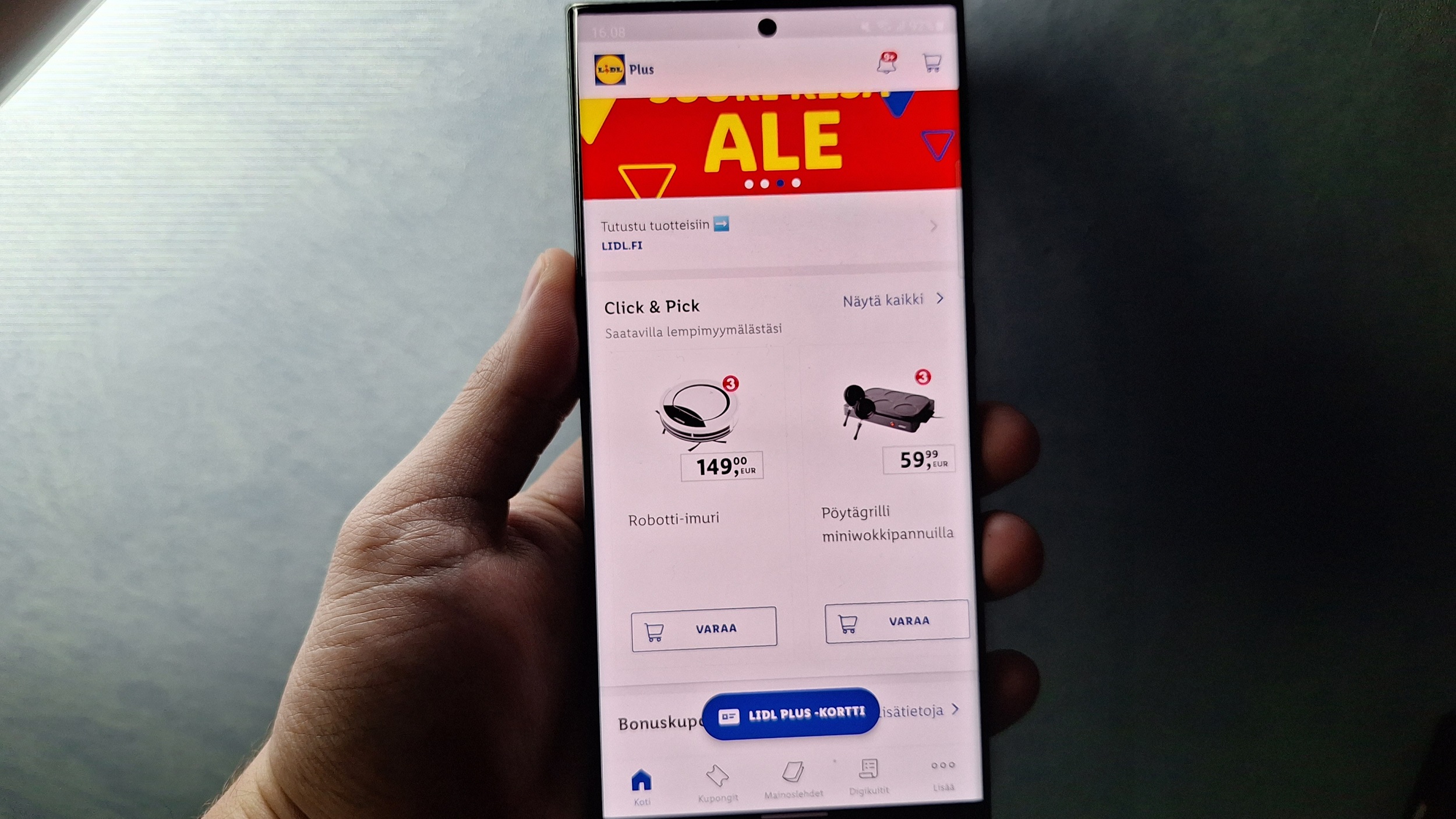 Lidl Plus -sovelluksen kautta voi nyt varata valikoituja tuotteita ...