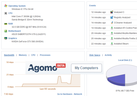 Agomo, de nieuwe cloud-gebaseerde PC optimalisatietool - AfterDawn