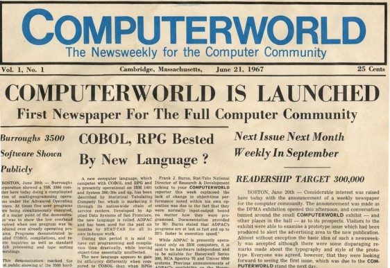 Computerworld to shut down print edition after 47 years - AfterDawn