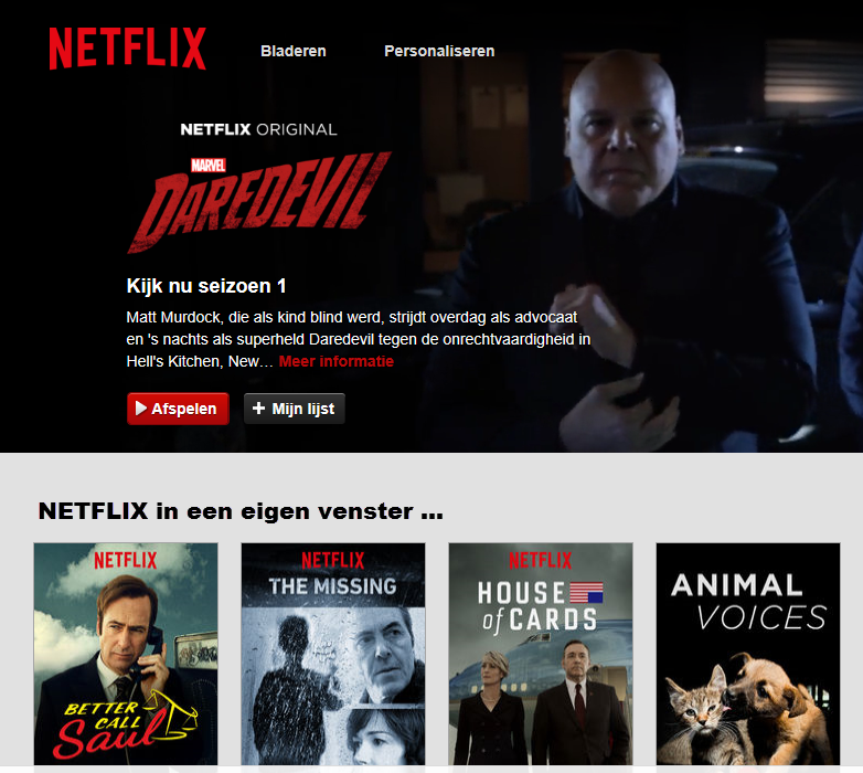 Snel je favoriete series en films bekijken in de Netflix Browser ...