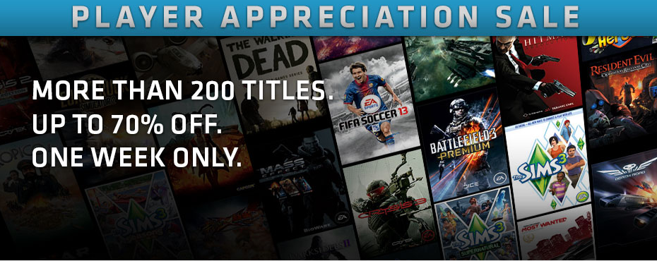 This week only, Origin slashes prices on 200 games - AfterDawn